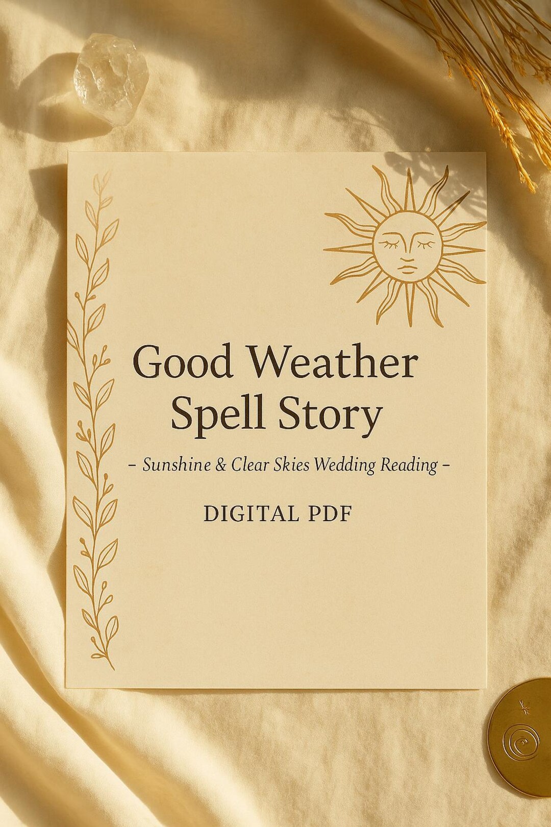 Personalized Good Weather Spell Story | Sunshine & Clear Skies Wedding ...