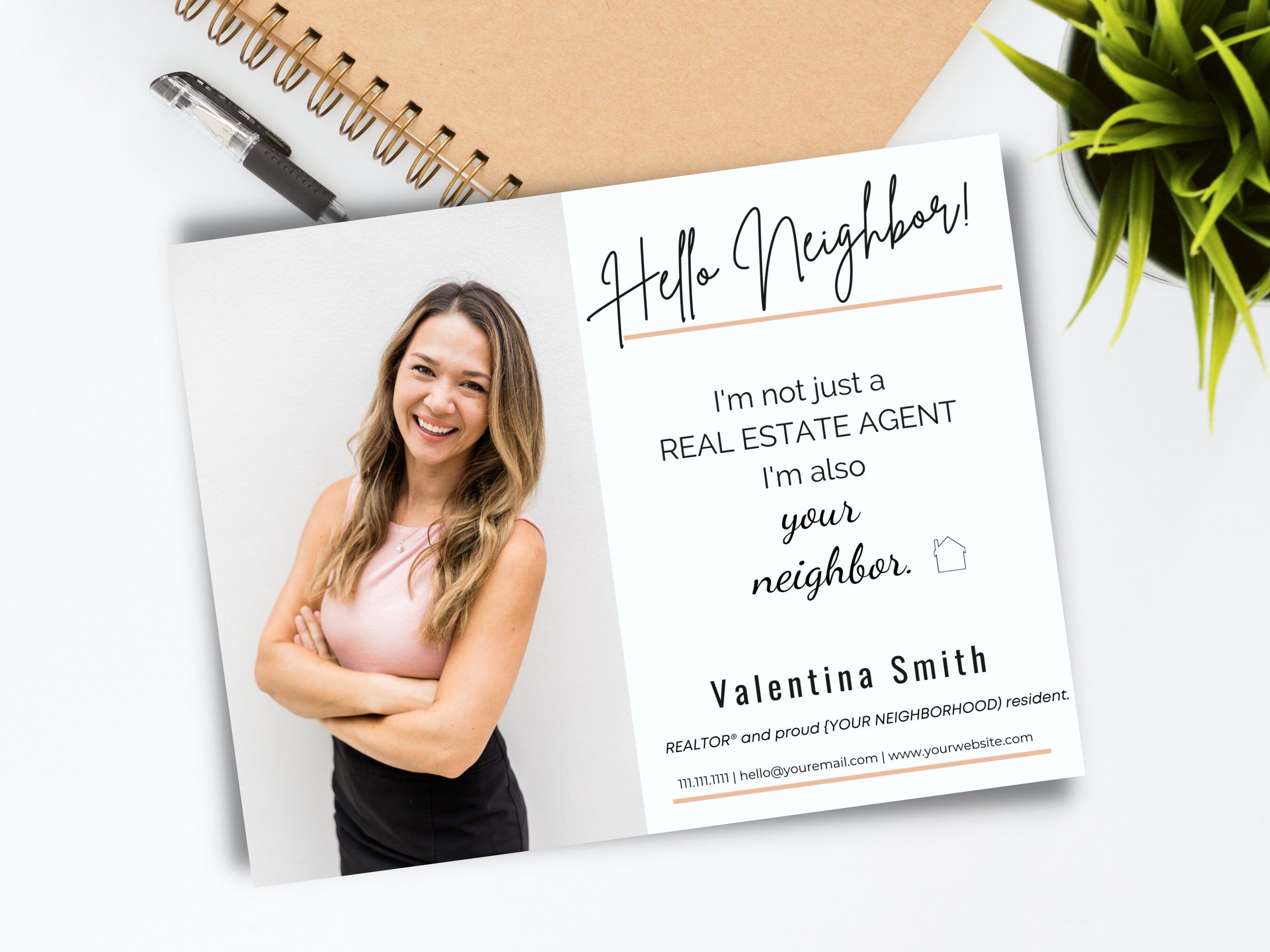 Real Estate Postcard, Realtor Farming Card, Realtor Postcard, Real ...