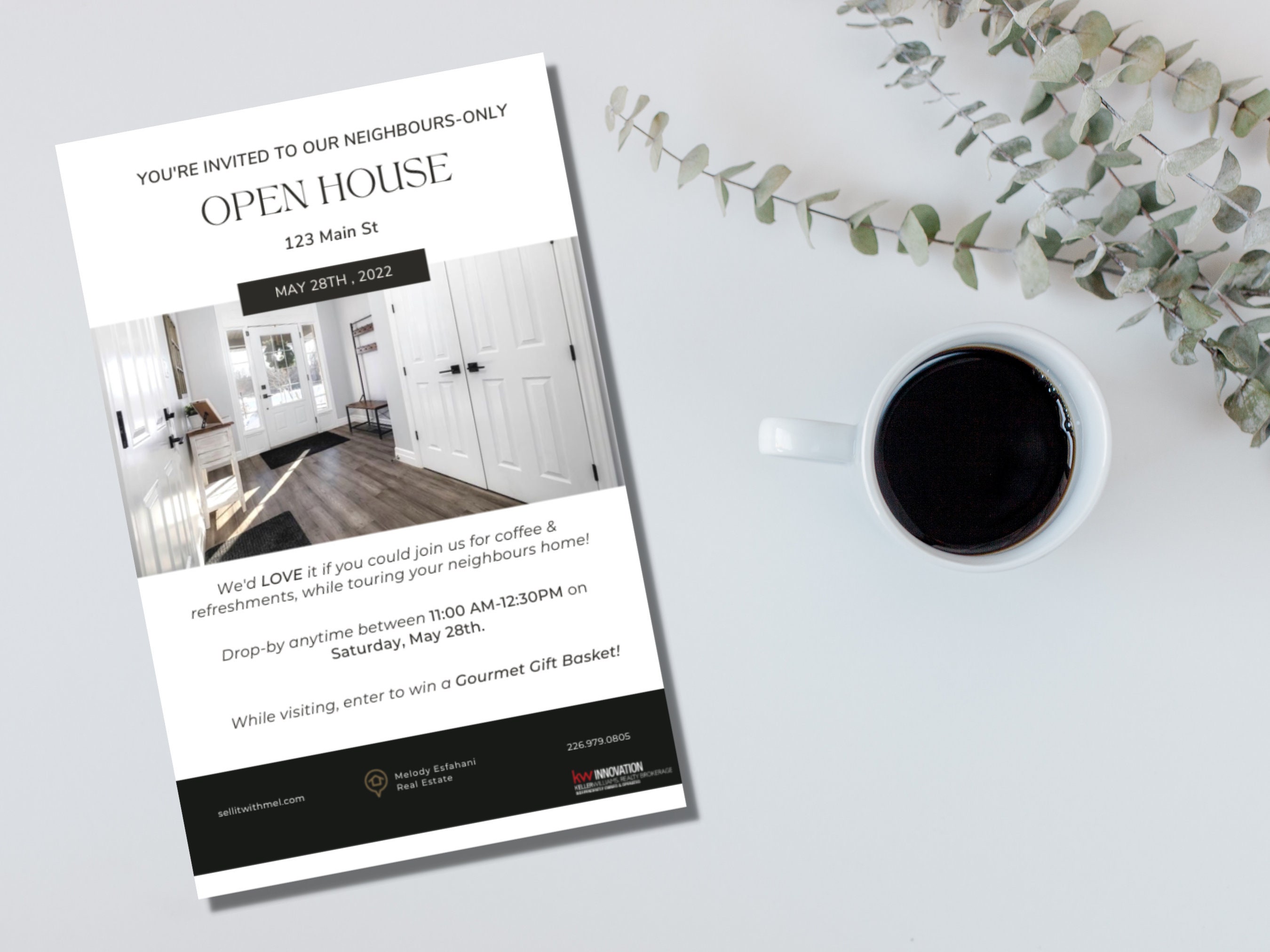 Real Estate Open House Flyer | Neighbors Only Open House Flyer | Real ...