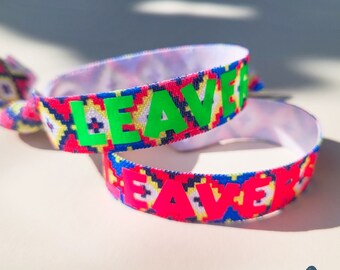 LEAVERS FEST End of School Festival Party Wristbands Class - Etsy