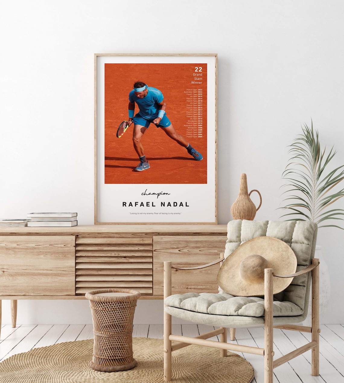 Rafael Nadal Poster, Tennis Poster, Tennis Wall Decor, Art Exhibition ...