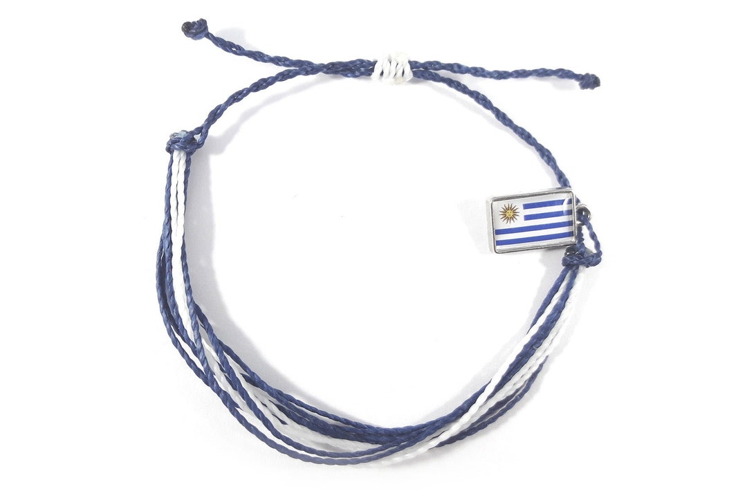 Friendship Bracelet Uruguay Flag - Etsy