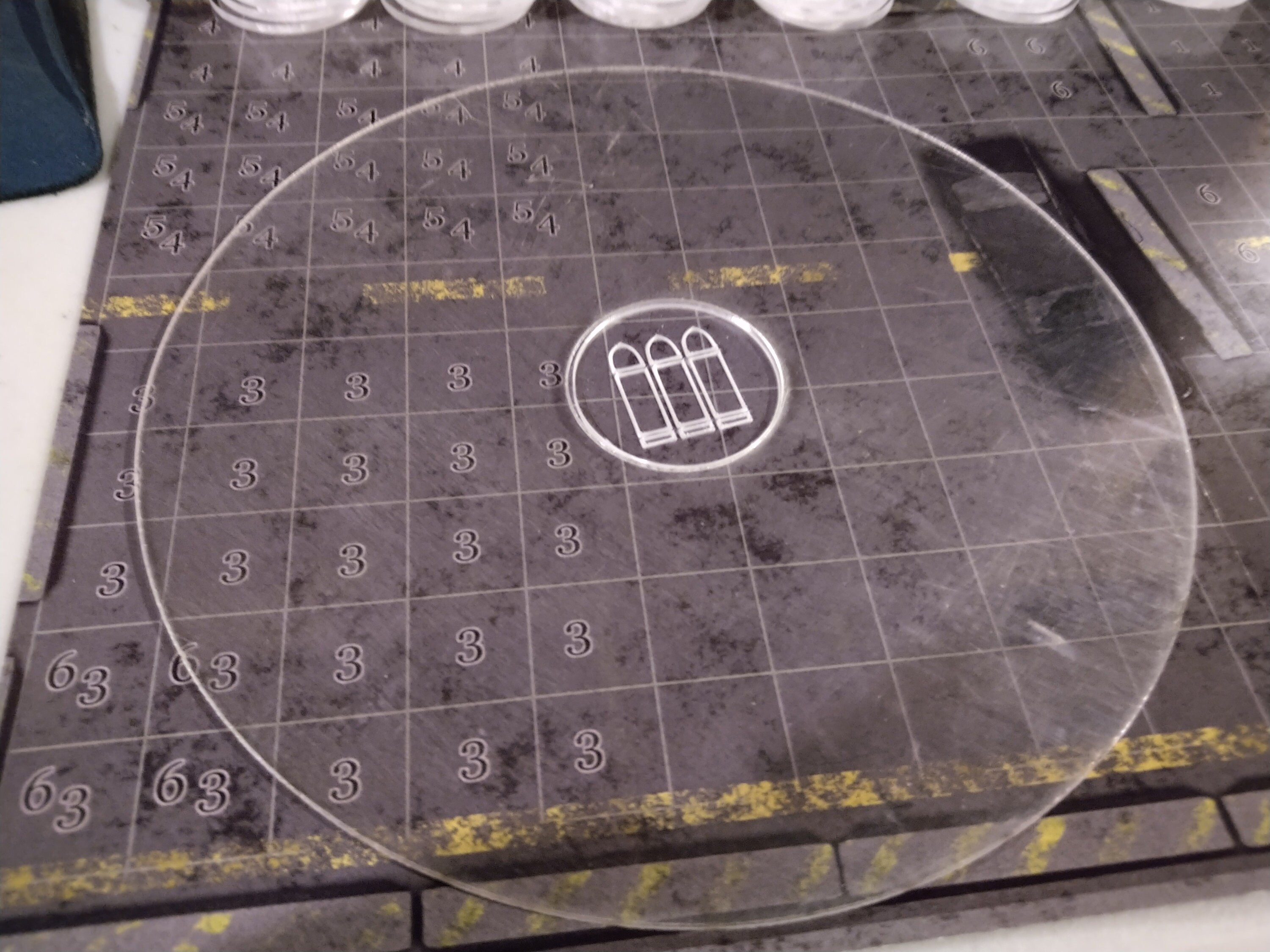 40mm Clear Objective Markers Set of 6 Optional Addon - Etsy