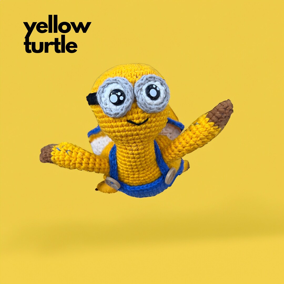 Yellow Buddy Turtle Crochet Pattern - Etsy