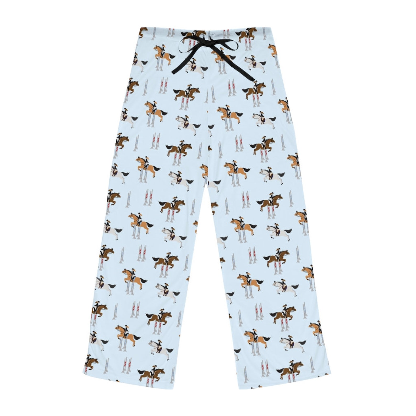 Preppy Pajamas | Colorful Jumpers - Women's Horse Pajama Pants, Holiday ...