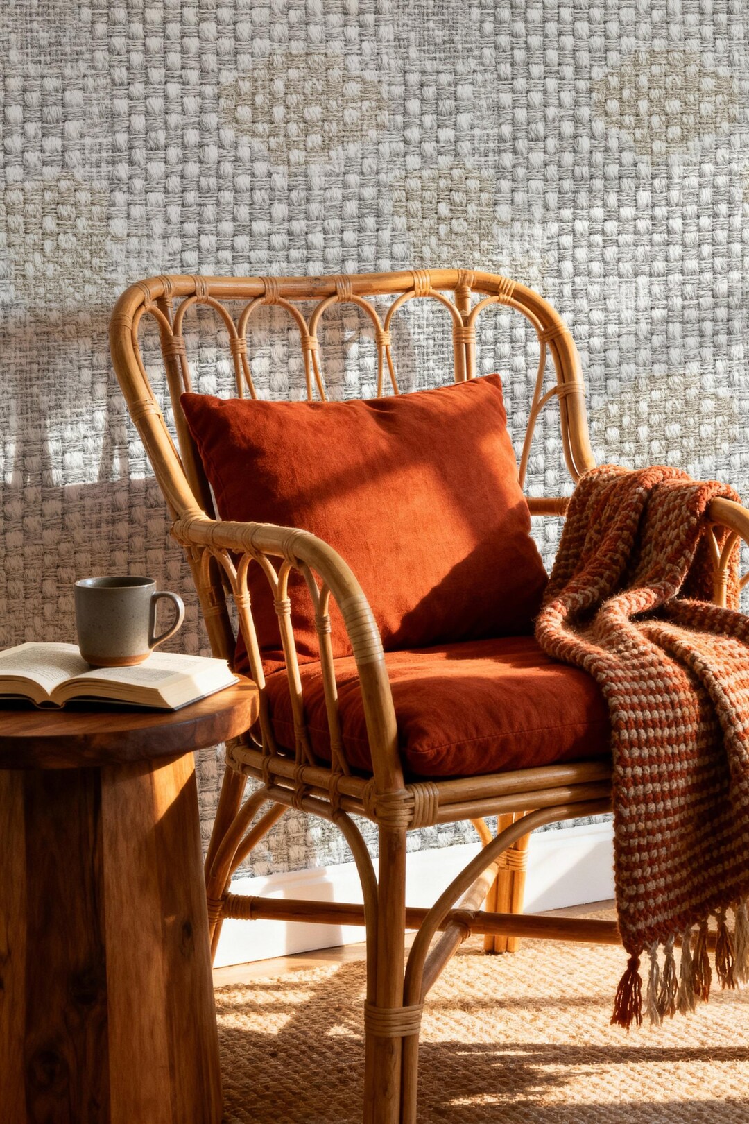 Soft Wool Textile Peel & Stick Wallpaper – Self Adhesive ...