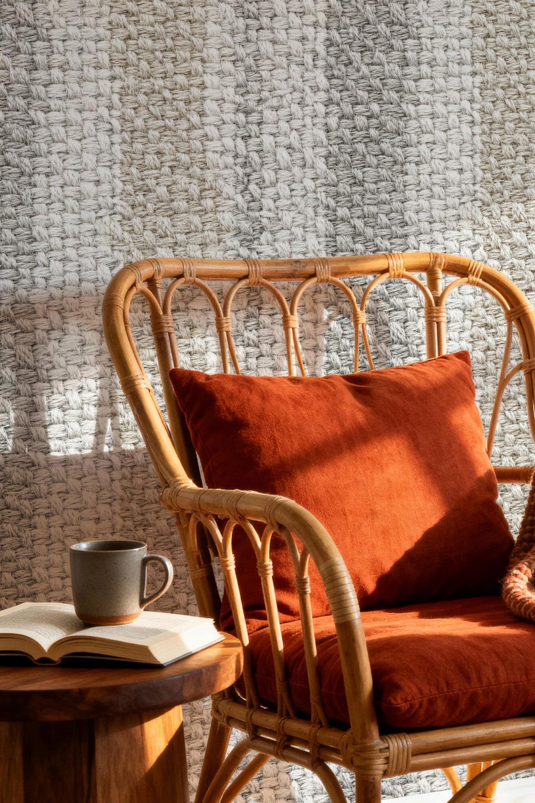 Soft Wool Textile Peel & Stick Wallpaper – Self Adhesive ...