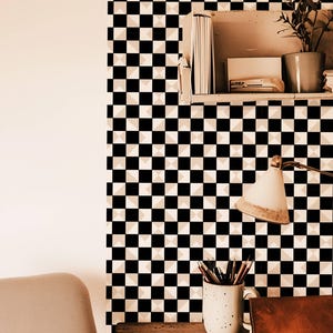 Checkerboard Tile Flooring Peel & Stick Tile Sticker,kitchen Bathroom ...
