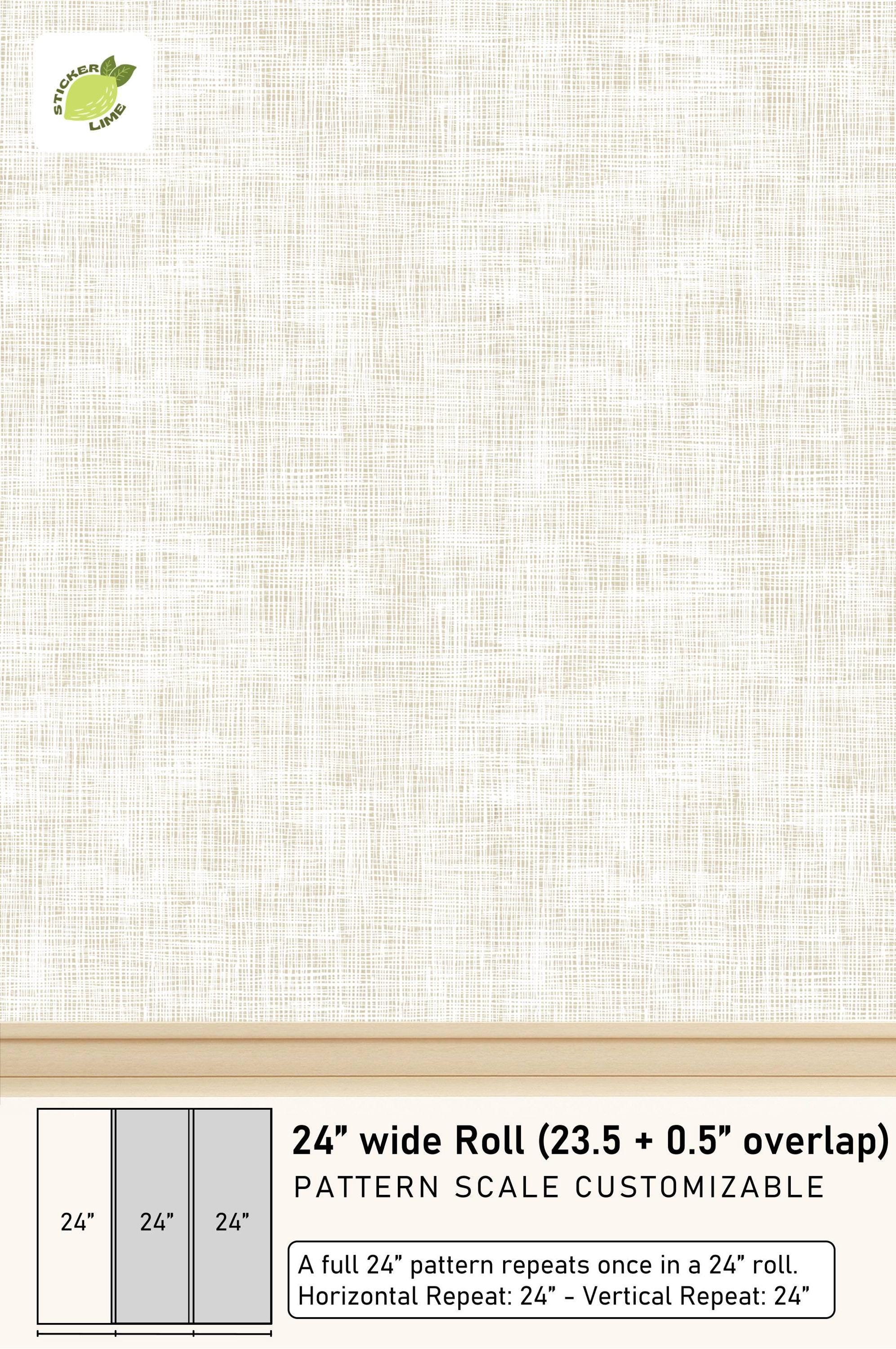 Linen Soft Wheat Peel & Stick Wallpaper – Self Adhesive, Repositionable ...