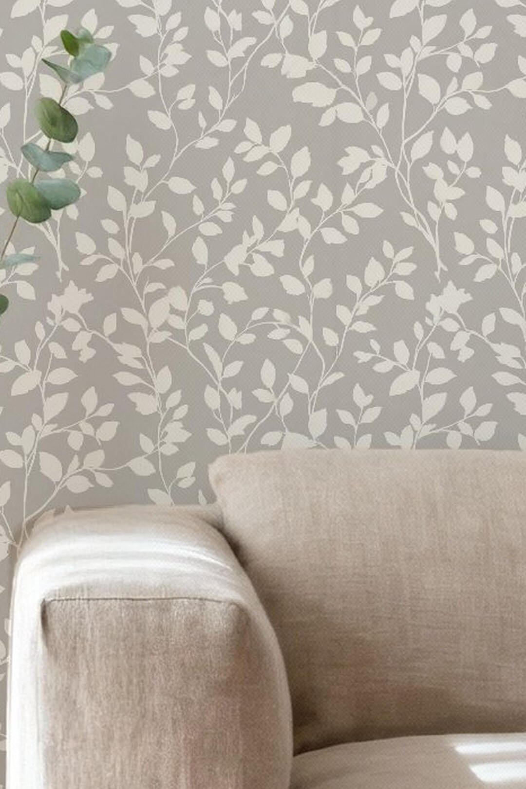 Vine Botanicals Peel & Stick Wallpaper – Self Adhesive, Repositionable ...