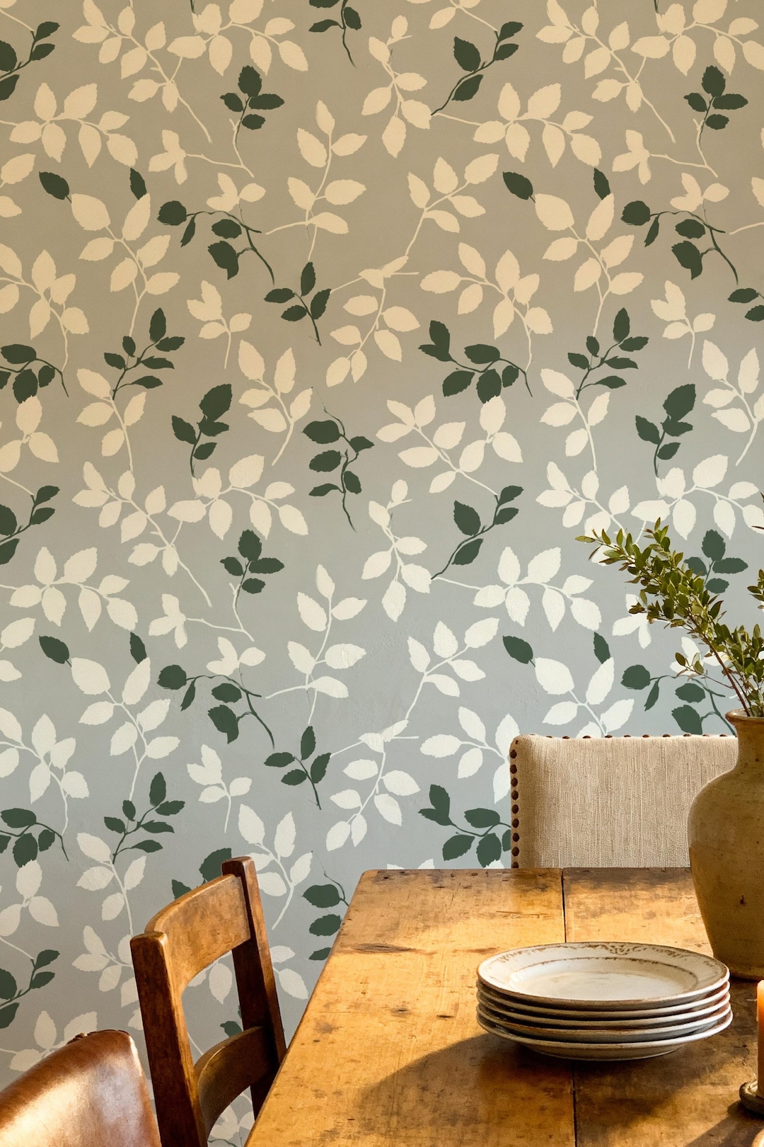 Vine Botanicals Peel & Stick Wallpaper – Self Adhesive, Repositionable ...