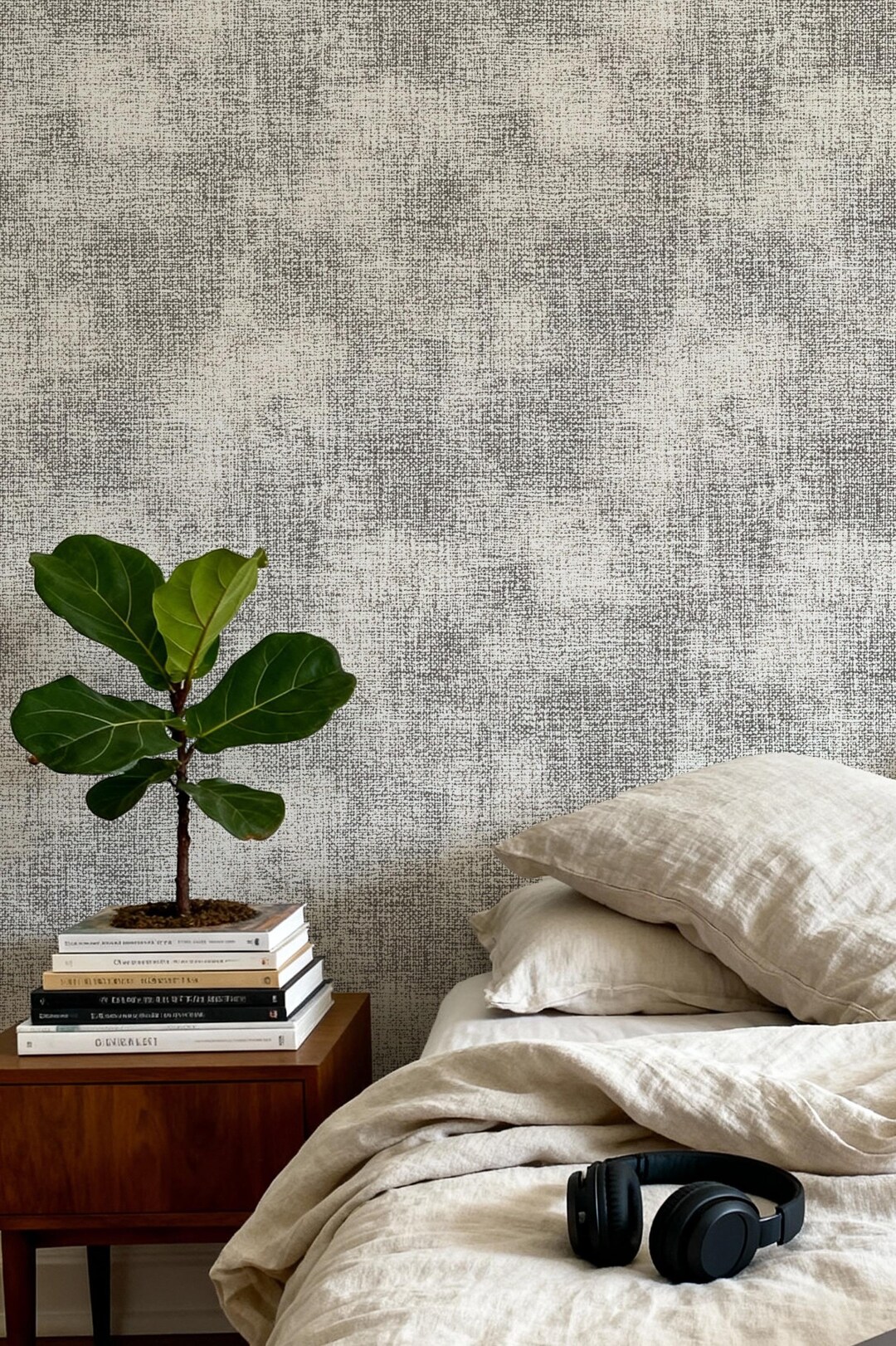 Soft Wool Textile Peel & Stick Wallpaper – Self Adhesive ...