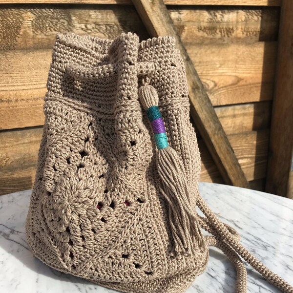 Crochet Backpack - Etsy