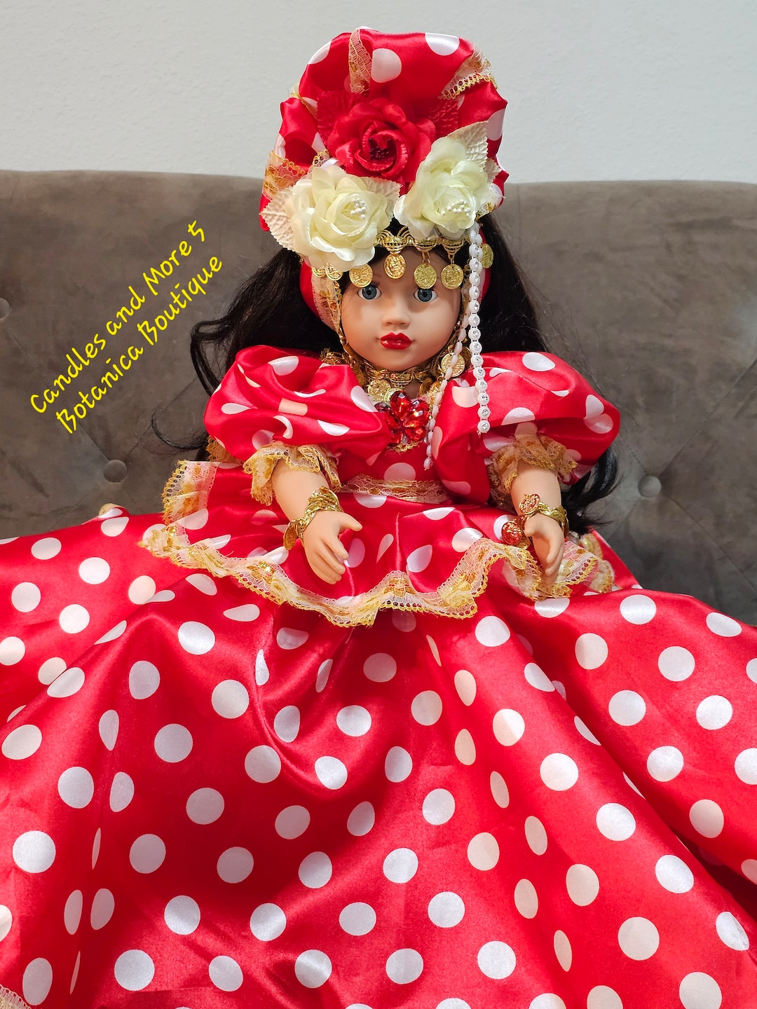 GITANA Muñeca Espiritual Yoruba Eggun/gypsy Spiritual Doll Santeria - Etsy