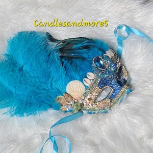 Mask for Yemaya and Olokun/careta Para Yemaya Y Olokun - Etsy