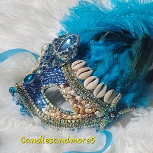 Mask for Yemaya and Olokun/careta Para Yemaya Y Olokun - Etsy