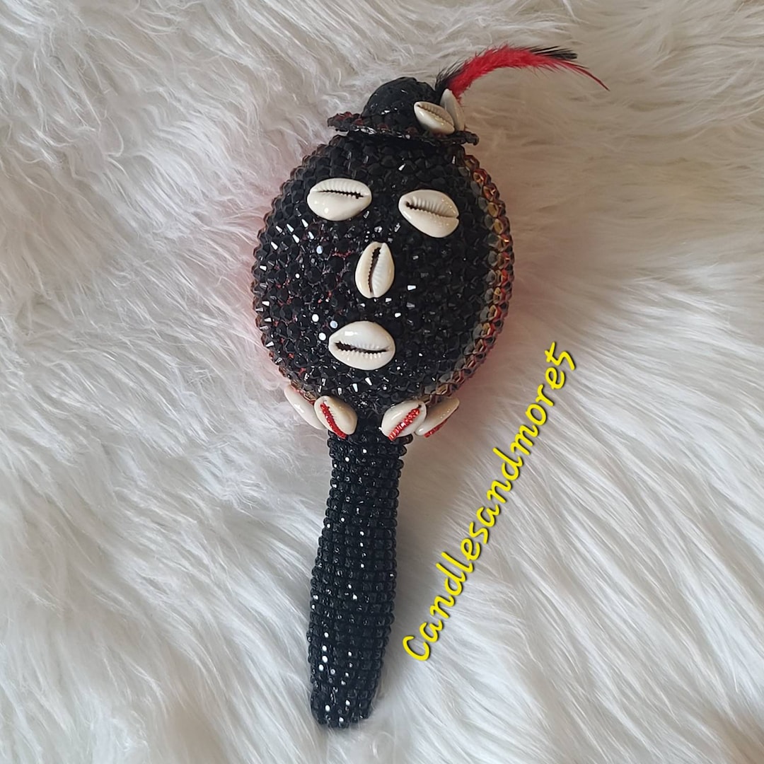 Eleggua Elegua Inspired Rhinestones and Crystal Maraca - Etsy