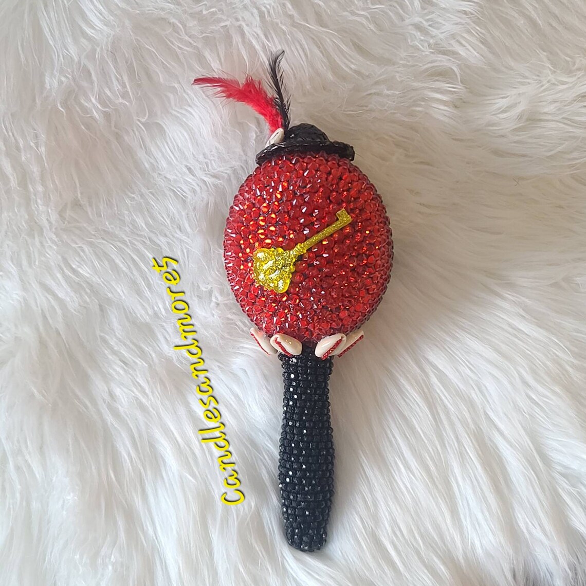 Eleggua Elegua Inspired Rhinestones and Crystal Maraca - Etsy