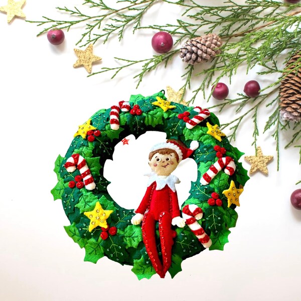 Elf Wreath - Etsy