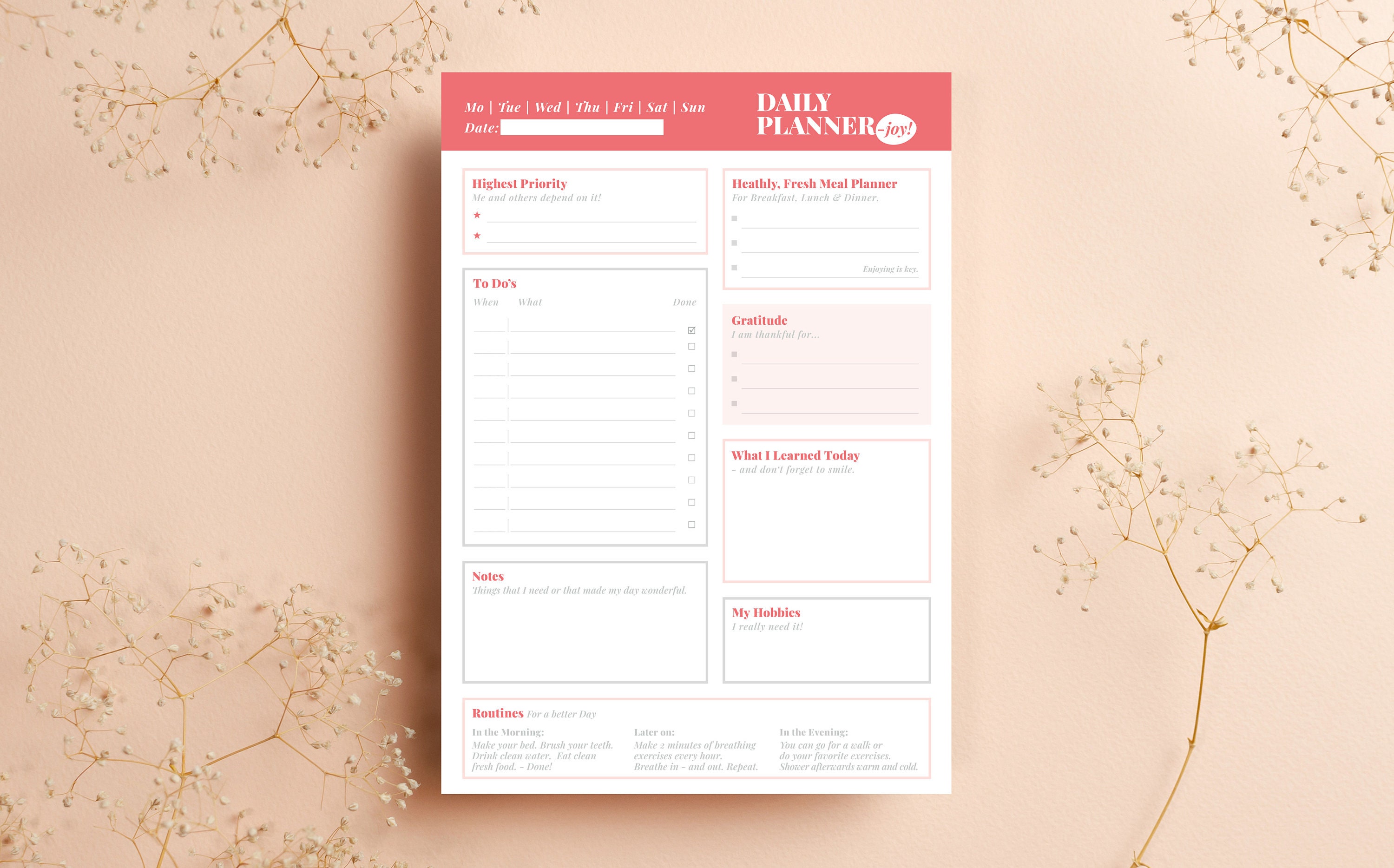FIVE PLANNER Bundle Printable - Opening Sale 35%! Well Structured ...