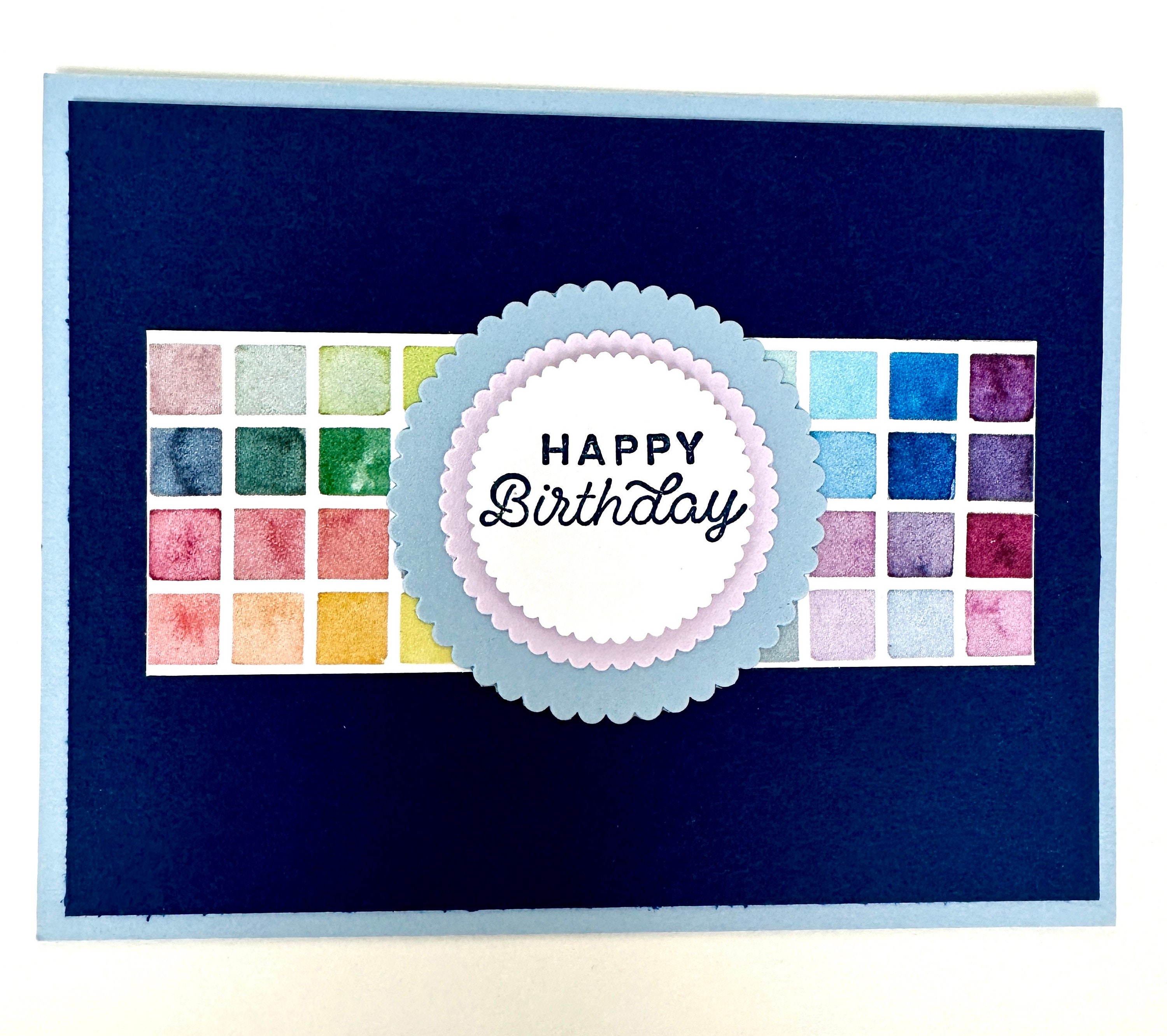 Happy Birthday Grid - Etsy