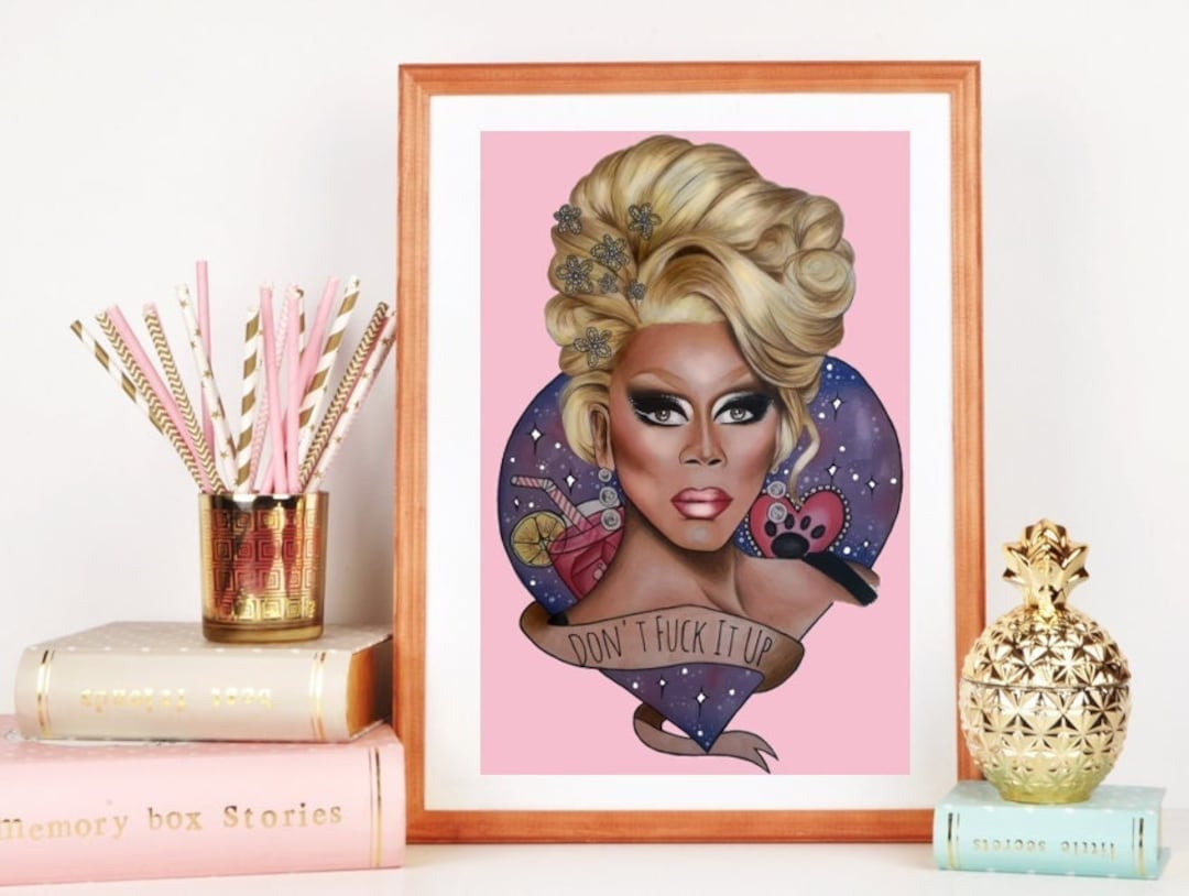 Rupaul Drag Race Tattoo Art Print - Etsy