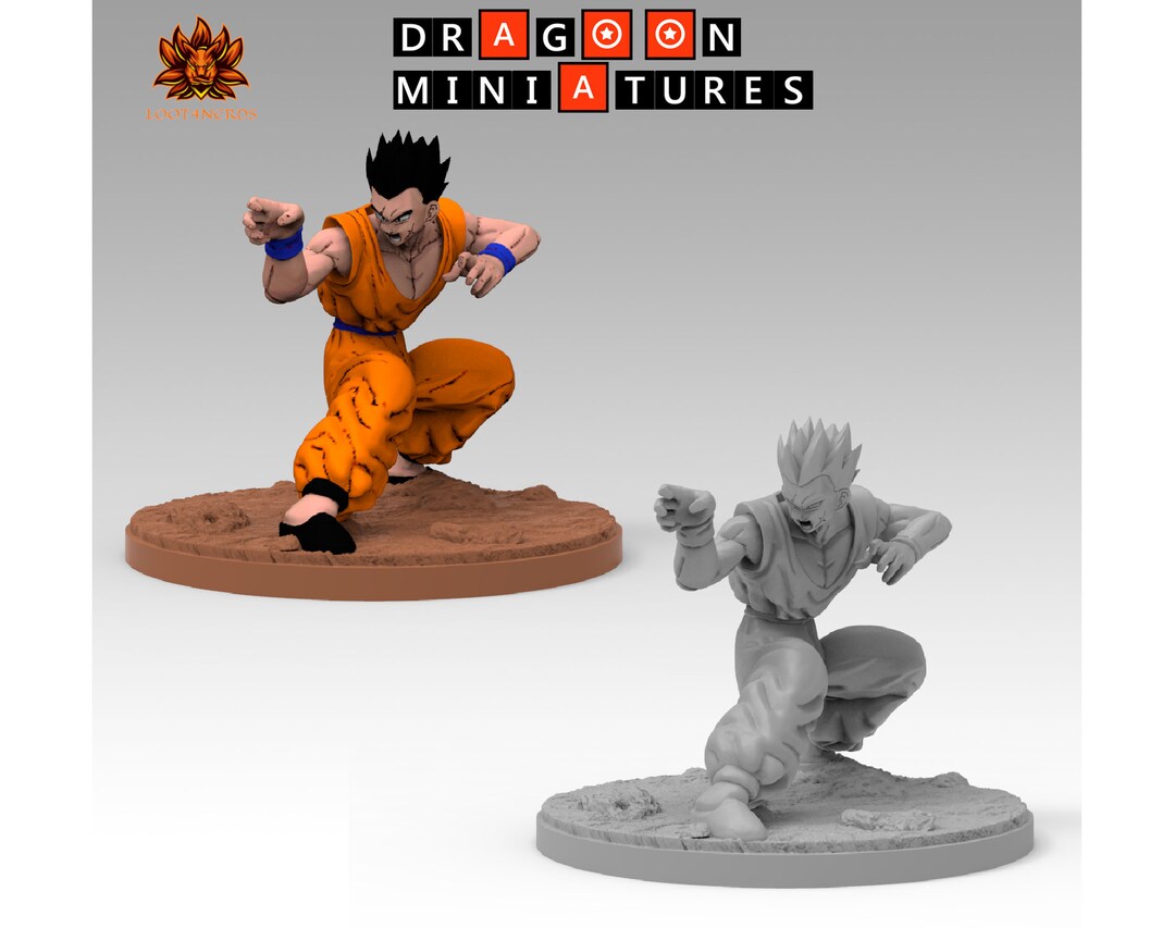 Yamcha Android Saga Dragoon Miniatures Tabletop Games 28 / 32 / 40 Mm ...