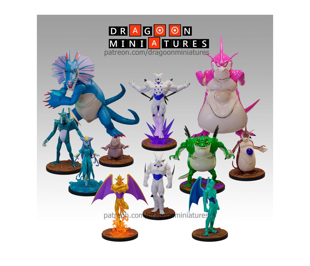 GT Saga Part 5 DBZ Dragoon Miniaturen Tabletop Games 32 / 40 / 54 ...