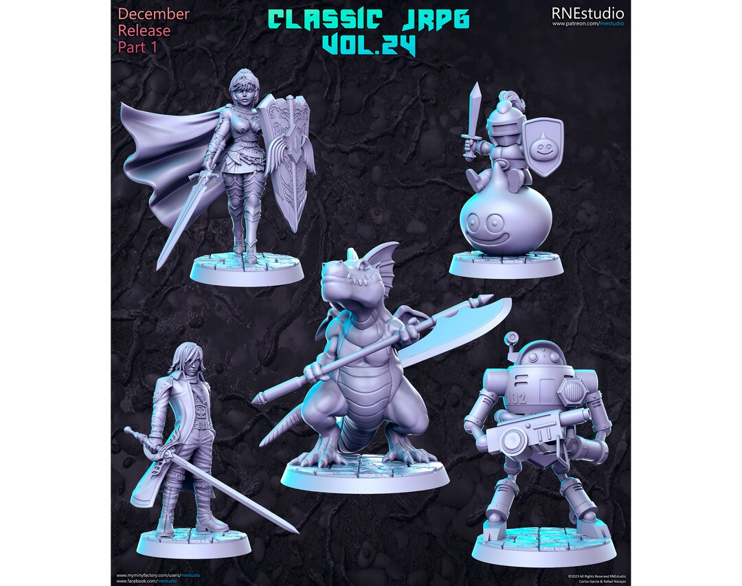 Classic JRPG Vol. 24 - RN Estudio - Dnd - D&D - Pathfinder - Tabletop ...