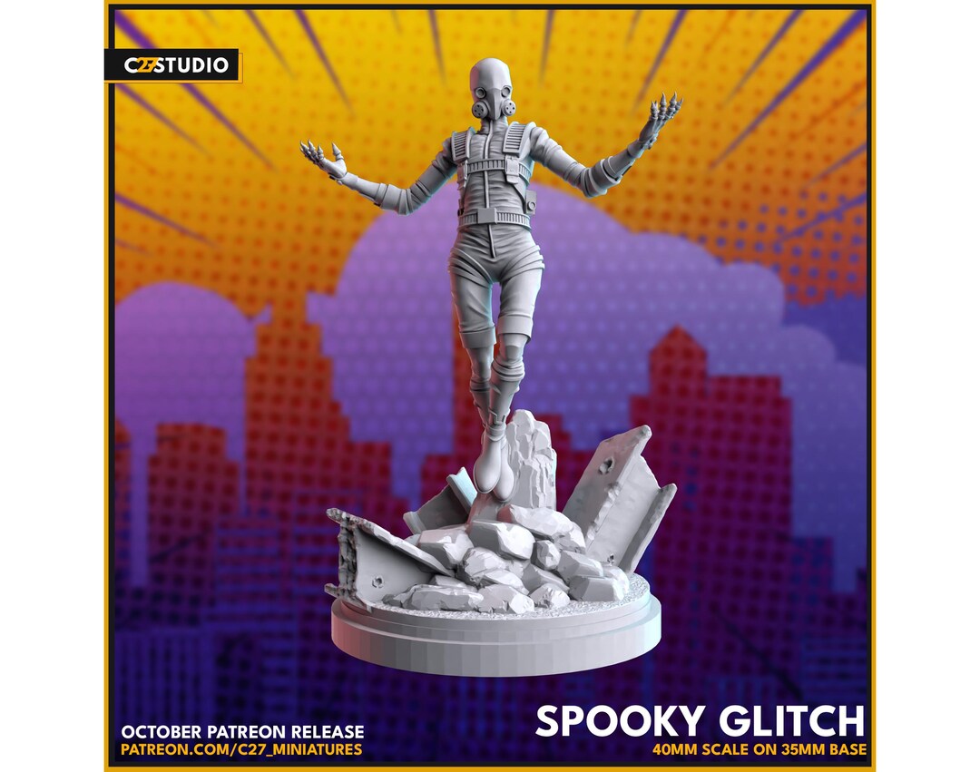 Spooky Glitch Aka Ghost - C27 - Marvel Crisis Protocol - Dnd - D&D ...