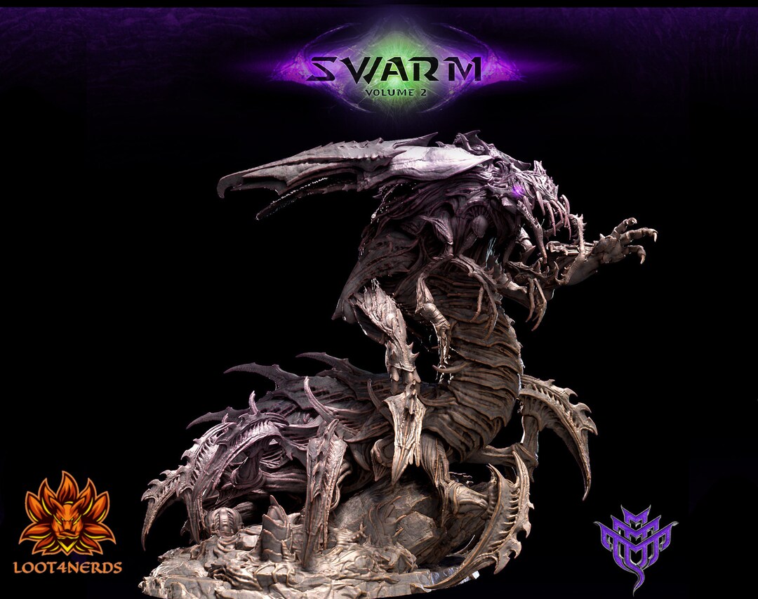 Swarm Queen Swarm Mini Monster Mayhem Tabletop Games 28mm 32mm Dungeons ...