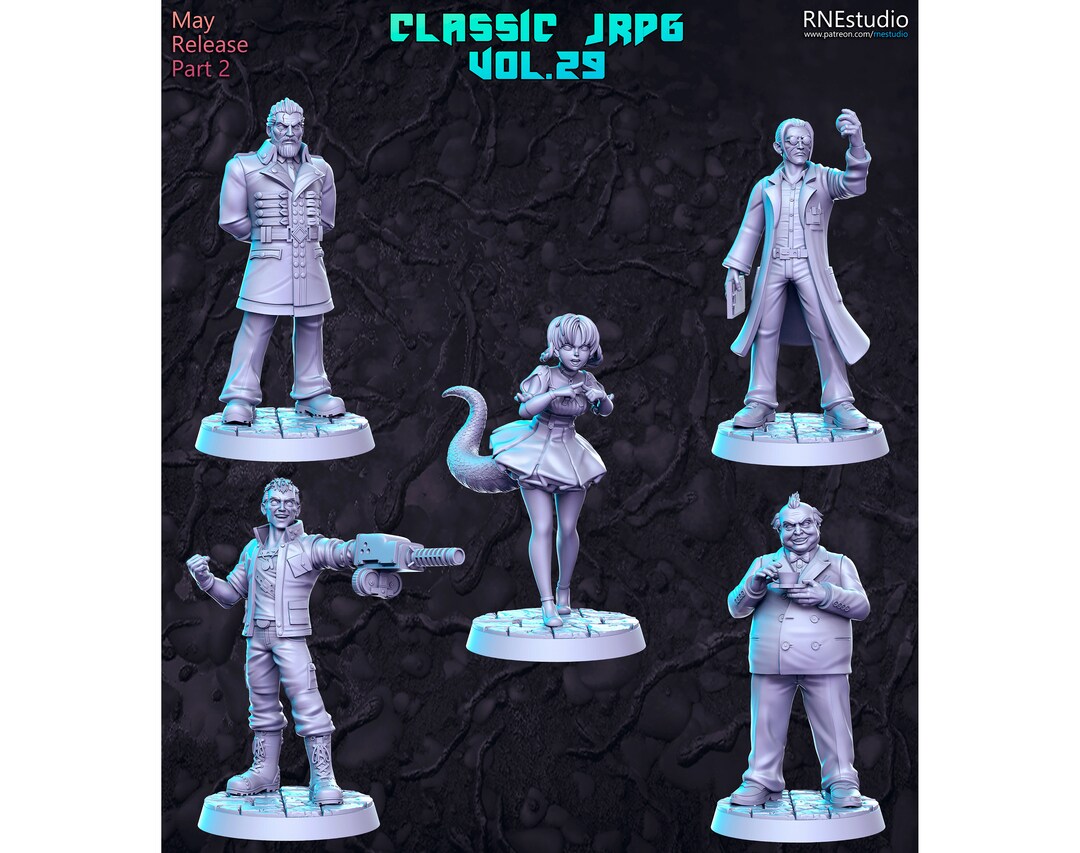 Classic JRPG Vol. 29 - RN Estudio - Dnd - D&D - Pathfinder - Tabletop ...