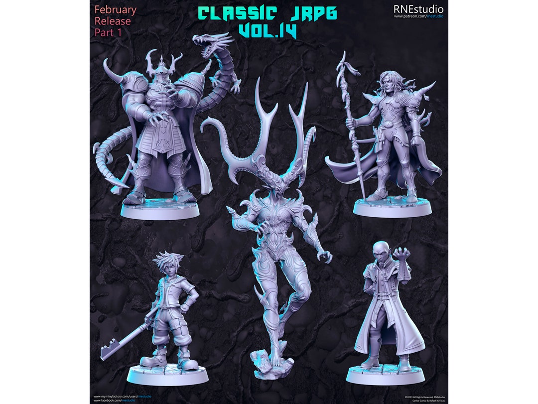Classic JRPG Vol. 14 - RN Estudio - Dnd - D&D - Pathfinder - Tabletop ...