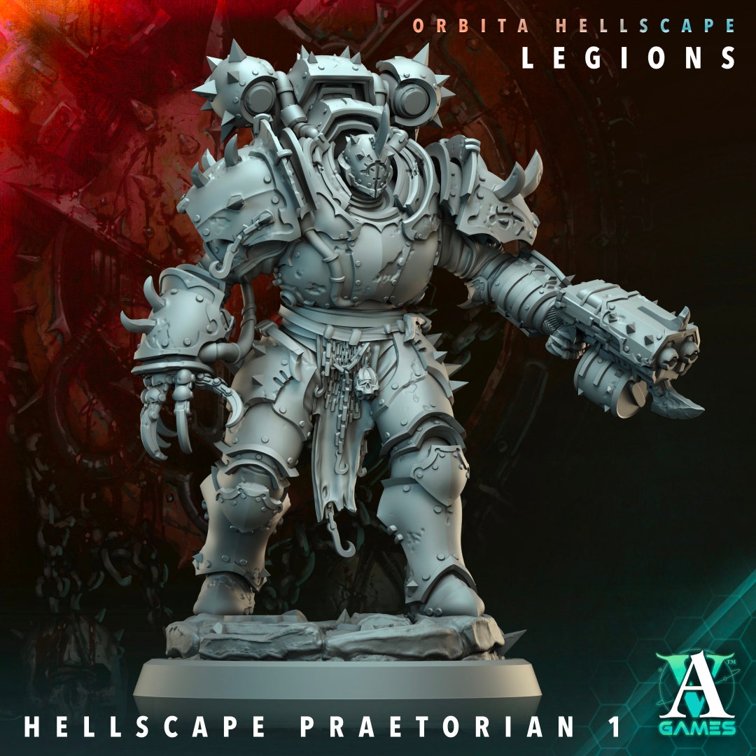 Hellscape Praetorian (6 Poses) - Archvillain Games: Orbita Hellscape ...