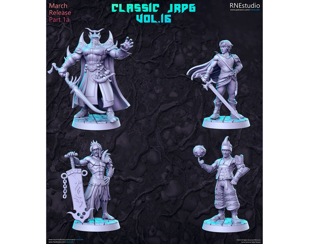 Classic JRPG Vol. 15 - RN Estudio - Dnd - D&D - Pathfinder - Tabletop ...