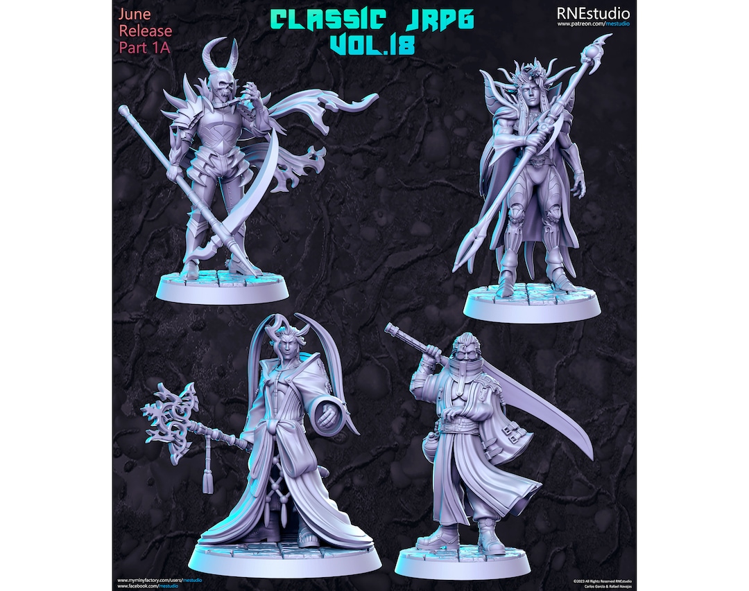 Classic JRPG Vol. 18 - RN Estudio - Dnd - D&D - Pathfinder - Tabletop ...