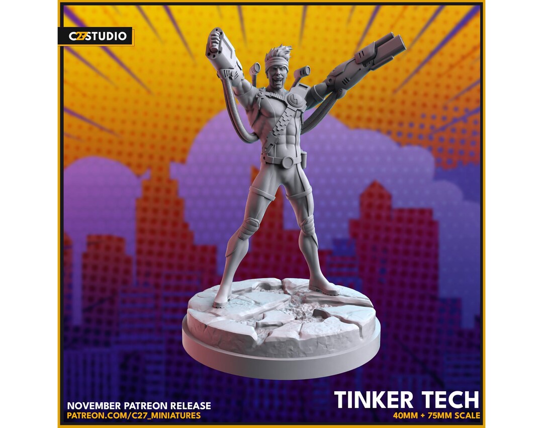 Tinker Tech Aka Fixer - C27 - Marvel Crisis Protocol - Dnd - D&D ...