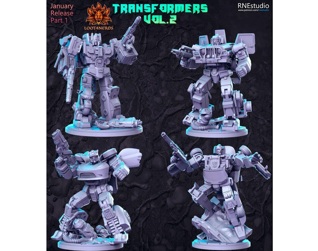 Transformers Pack Vol. 2 RN Estudio Dnd D&D Pathfinder Tabletop ...