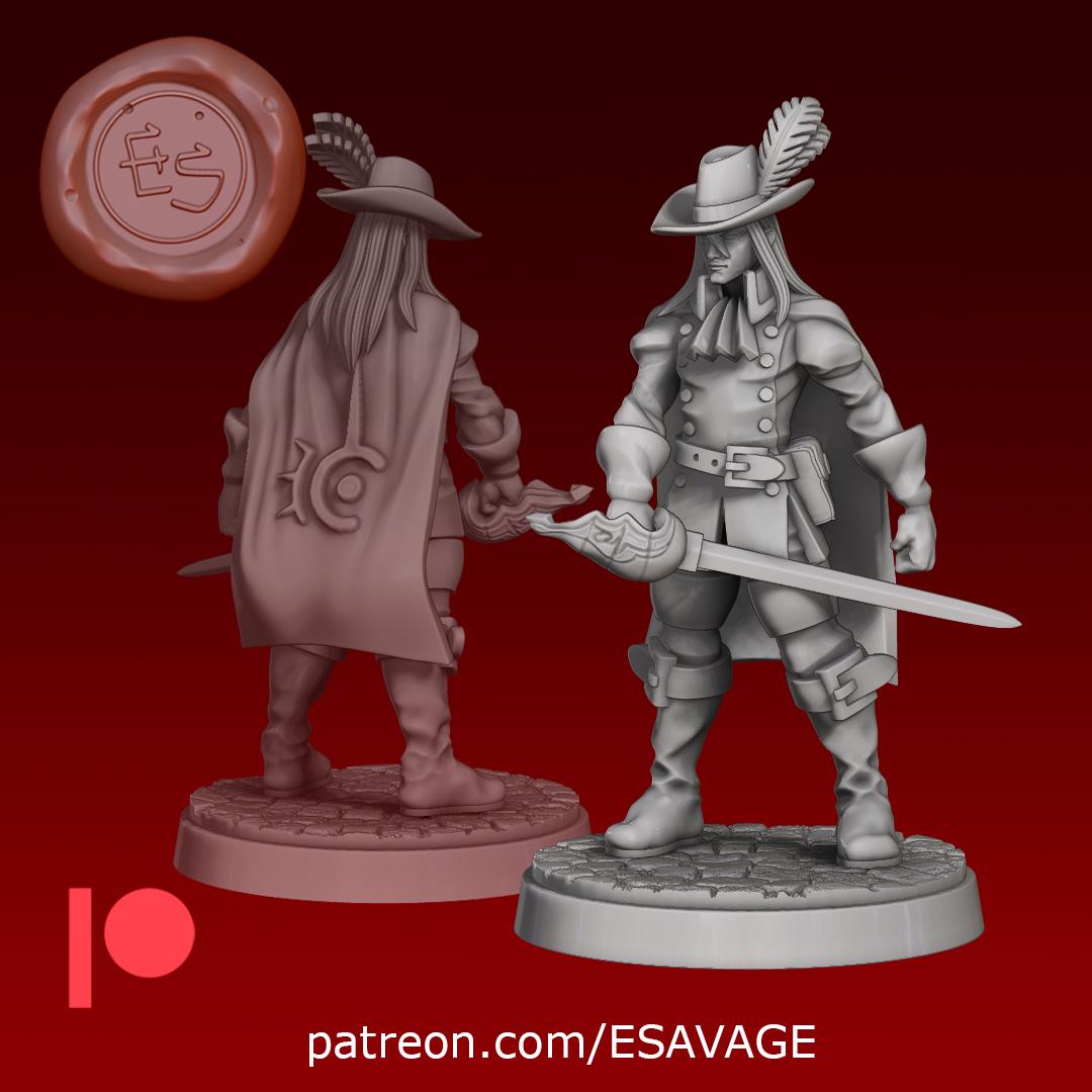 Jrpg/anime Miniatures April 2024 - Ethan Savage Studios - Dnd - D&D ...