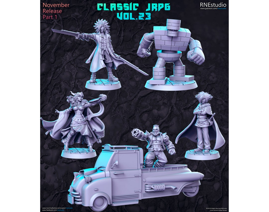 Classic JRPG Vol. 23 - RN Estudio - Dnd - D&D - Pathfinder - Tabletop ...