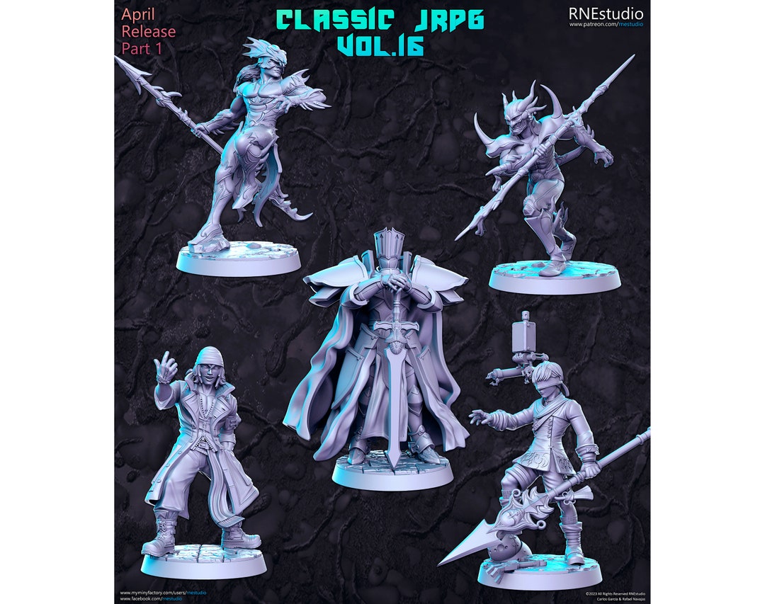 Classic JRPG Vol. 16 - RN Estudio - Dnd - D&D - Pathfinder - Tabletop ...