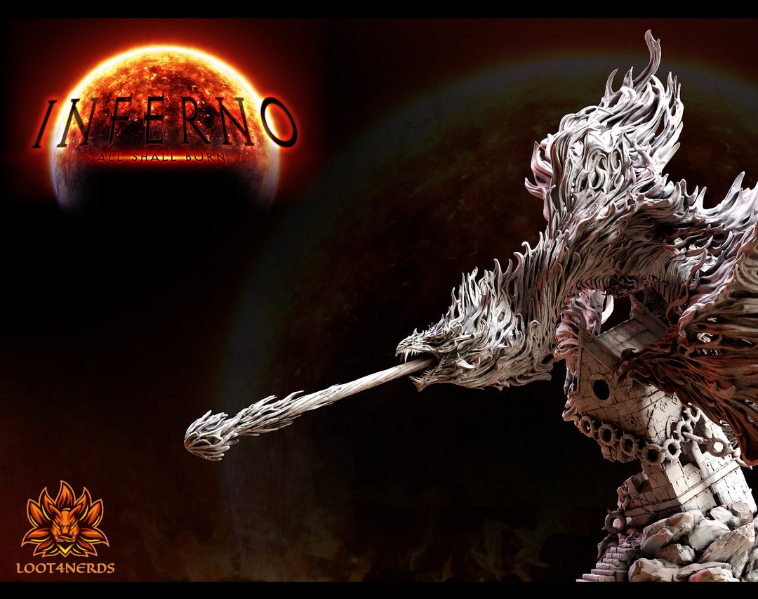 Everburn Serpent Inferno All Shall Burn Mini Monster Mayhem Tabletop ...