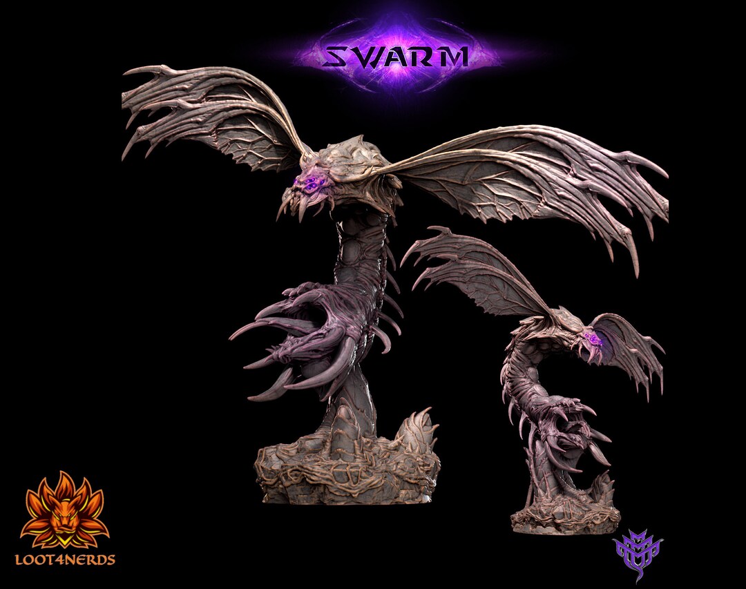 Hunter Devourer Swarm Mini Monster Mayhem Tabletop Games 28mm 32mm ...