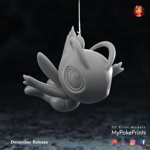 Celebi Paintable Pokemon Fan Art Figure - Etsy