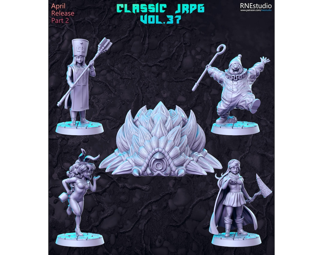 Classic JRPG Vol. 37 - RN Estudio - Dnd - D&D - Pathfinder - Tabletop ...