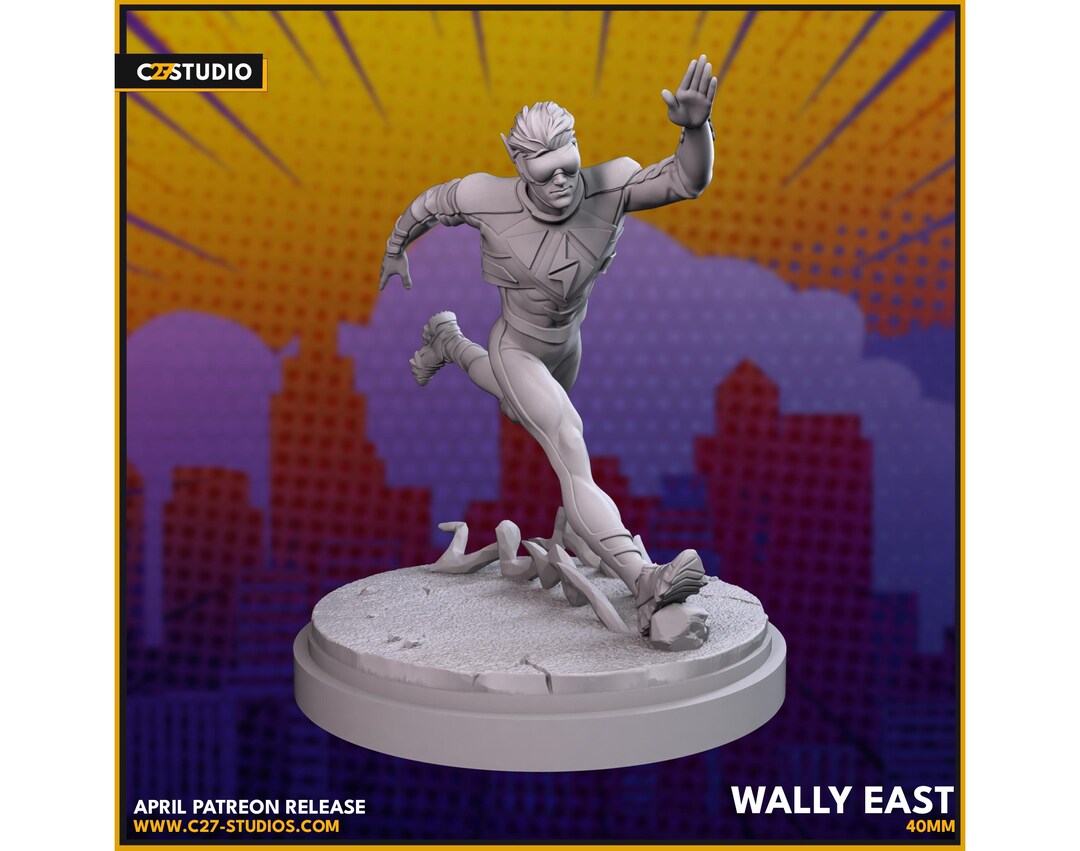Wally East Aka Absolute Flash - C27 - Marvel Crisis Protocol - Dnd - D ...