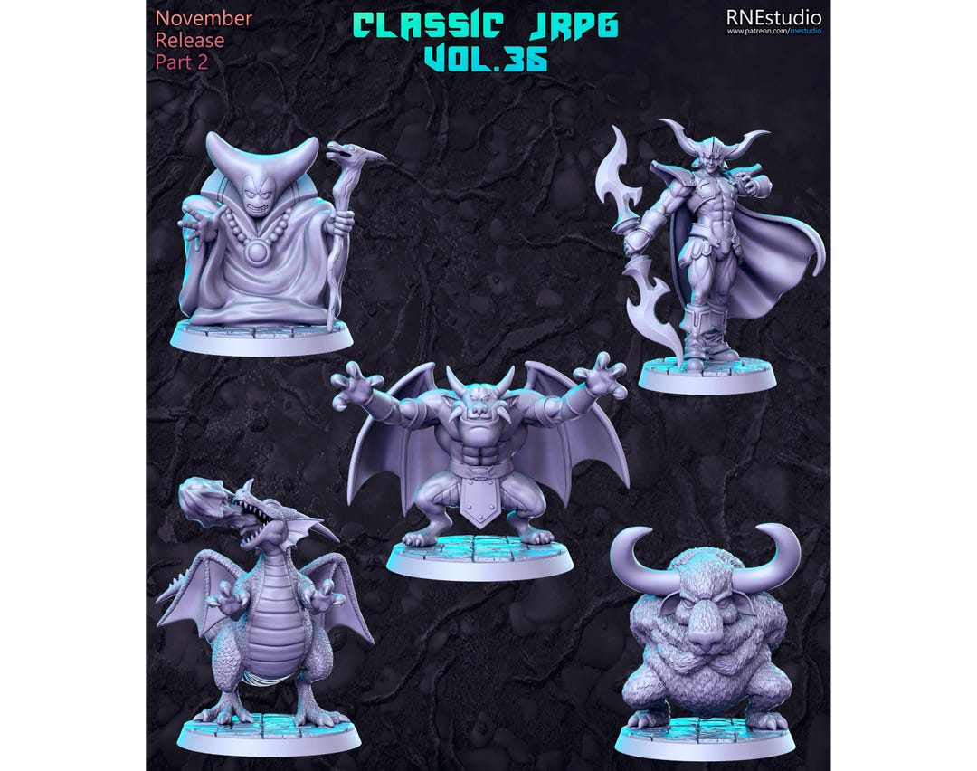 Classic JRPG Vol. 35 - RN Estudio - Dnd - D&D - Pathfinder - Tabletop ...
