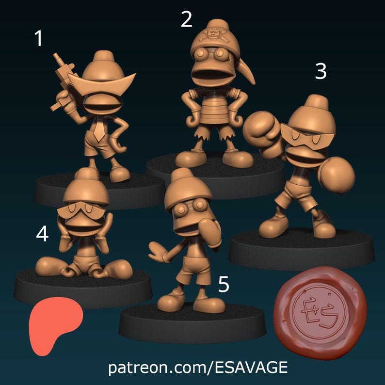 Jrpg/anime Miniatures December 2025 - Ethan Savage Studios - Dnd - D&D ...