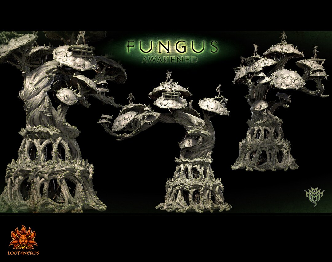 Mushroom Tower • Fungus Awakened • Mini Monster Mayhem | Tabletop Games ...