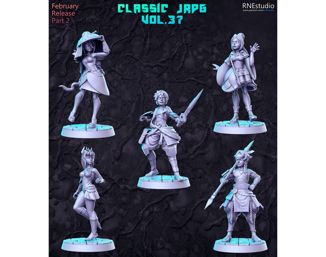 Classic JRPG Vol. 37 - RN Estudio - Dnd - D&D - Pathfinder - Tabletop ...